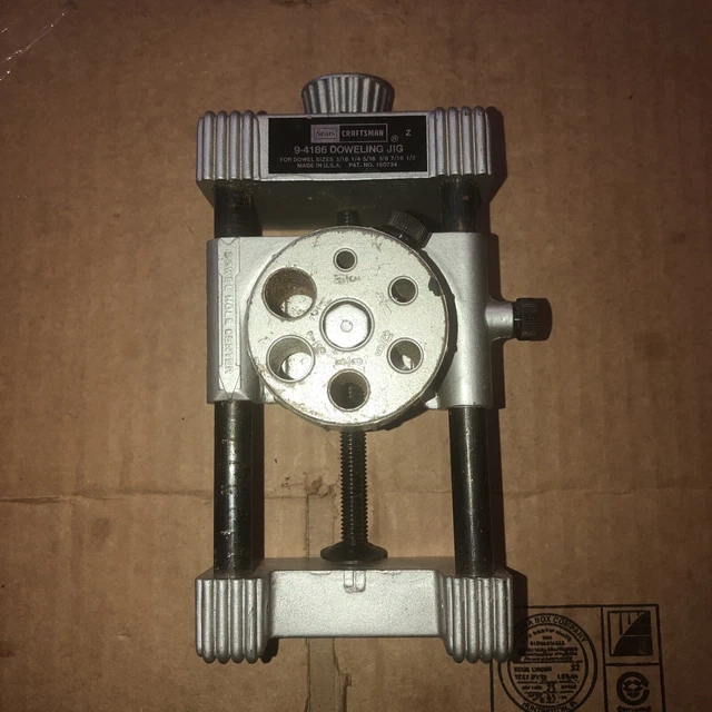 VINTAGE SEARS CRAFTSMAN DOWELING JIG With Revolving Turret #9-4186 £11. ...