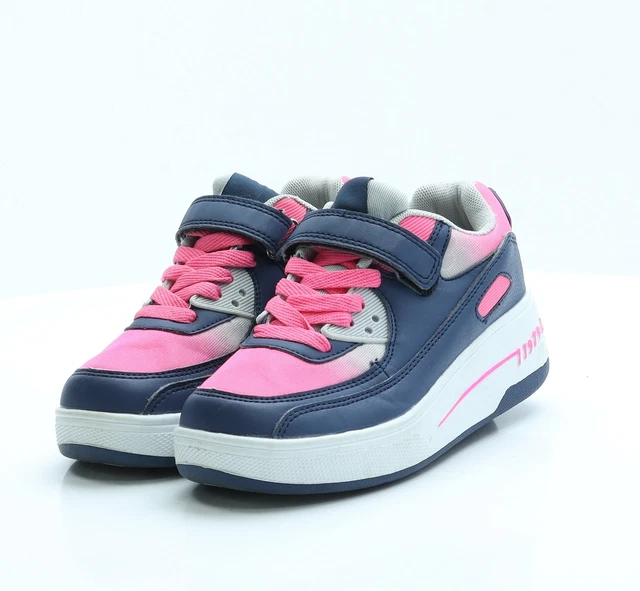 PREWORN GIRLS PINK Polyester Trainer UK 2 EU EUR 5,07 - PicClick IT