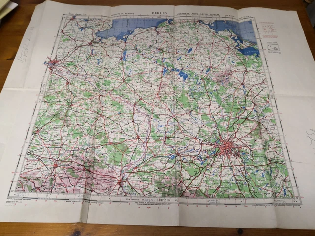 LARGE 1940S WW2 War Office Map Of Berlin £10.00 - PicClick UK