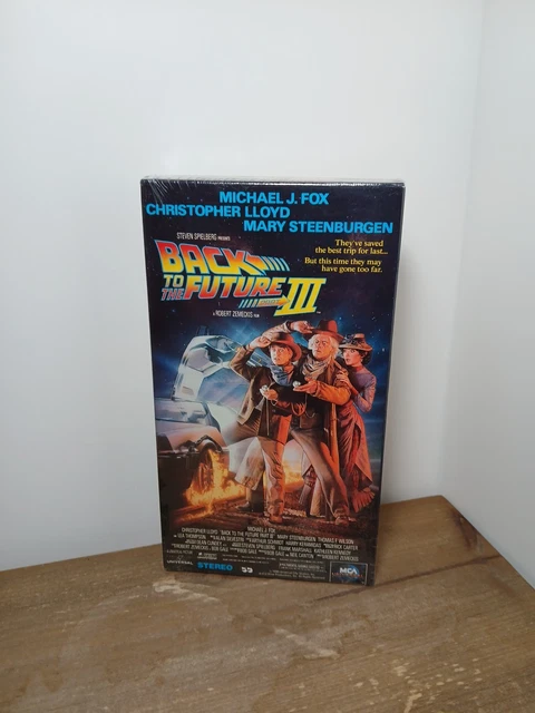 BACK TO THE Future 3 (VHS, 1990) Factory Sealed-watermarks £50.26 ...