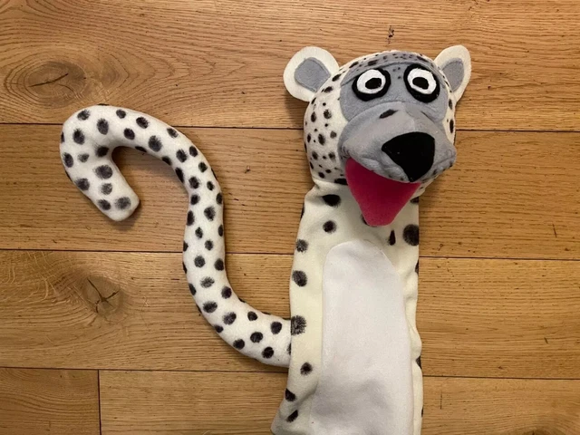 REPLICA OF RARE Vintage Snow Leopard Puppet as seen in Baby Einstein £ ...