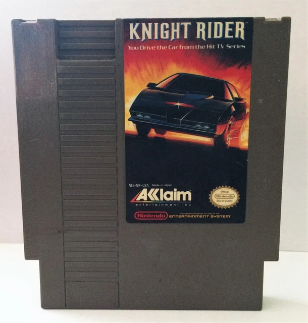 KNIGHT RIDER NES Nintendo Video Game cartridge only 1989 Hasselhoff ...
