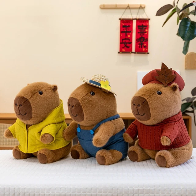 SIMULATION CAPYBARA PLUSH Toy Cartoon Capibara Fluffty Doll Birthday Gift $22.57 - PicClick AU