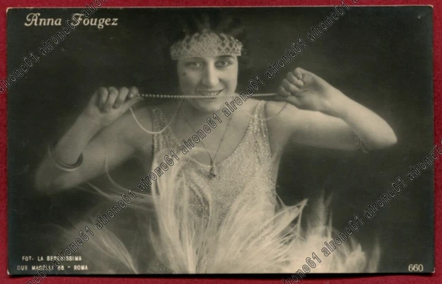 ANNA FOUGEZ 54 ATTRICE ACTRESS TEATRO CINEMA CANTANTE - TARANTO real ...