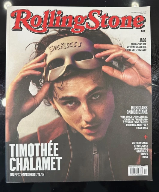 ROLLING STONE rivista Dicembre Gennaio 2025 TIMOTHEE CHALAMET UK EUR 68 ...