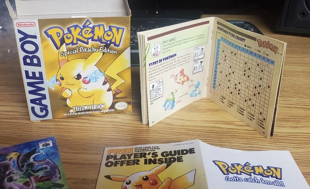 POKÉMON SPECIAL PIKACHU Edition YELLOW VERSION - Game Boy $299.00 ...