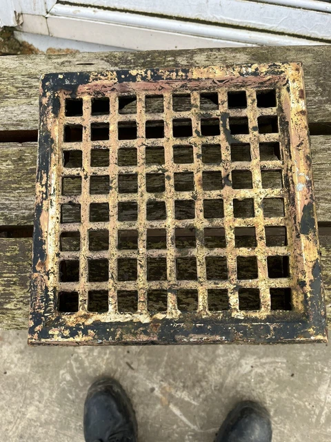 CAST IRON AIR vent grill £40.00 - PicClick UK