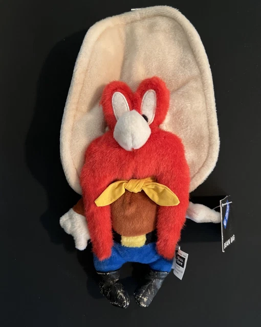 YOSEMITE SAM WARNER Bros. Studio Store Vintage 1998 10" Bean Bag Plush ...