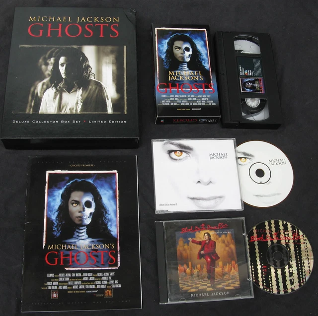 MICHAEL JACKSON BOX Set GHOSTS French Box Set Lot VHS Program CD Video ...