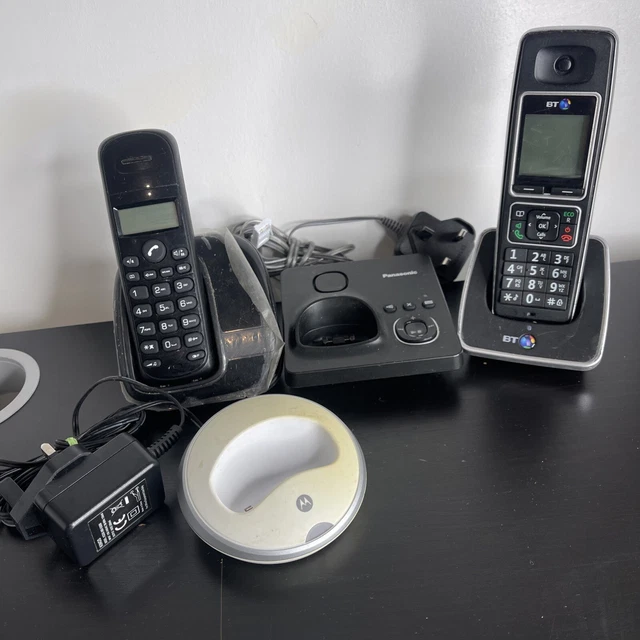 PHONES - LAND line Wireless- Job Lot of 4 different phones - untested £ ...