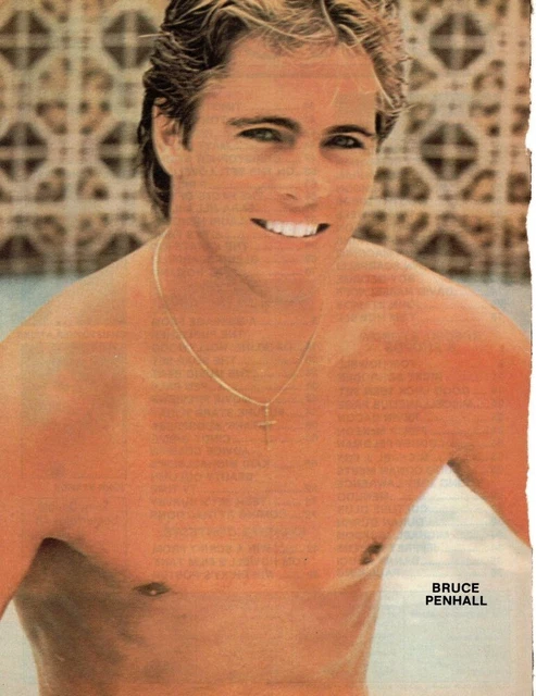 BRUCE PENHALL SHIRTLESS pinup Ricky Schroder Chris Atkins John Stamos ...