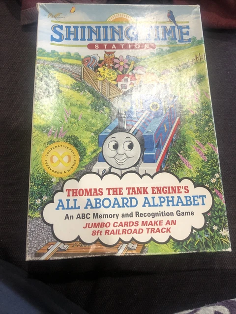 VINTAGE THOMAS ALL Aboard Alphabet Game Shining Time Station 1992 ...