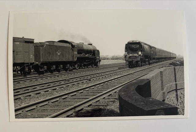 BR RAILWAY LOCOMOTIVE Photograph West Country Class Unrebuilt ...