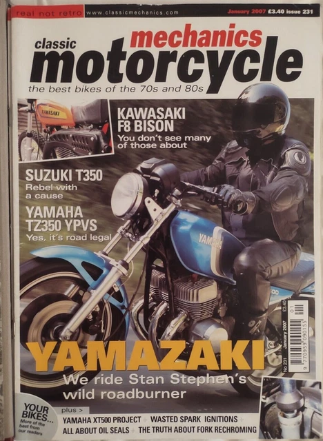 CLASSIC MOTORCYCLE MECHANICS magazines Complete 2007 In Binder Kawasaki ...