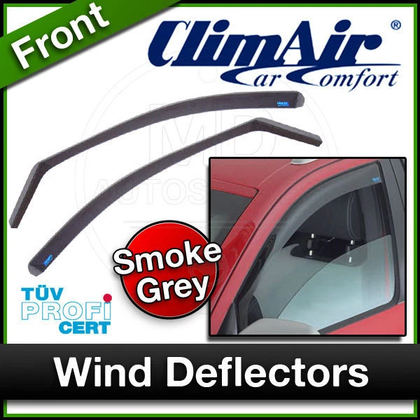 CLIMAIR CAR WIND Deflectors ISUZU D MAX Double Cab 2007 to 2012 FRONT £ ...