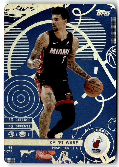 2025-26 TOPPS MATCH Attax NBA Numéro 45 Kel 'El Marchandise Common Bleu ...