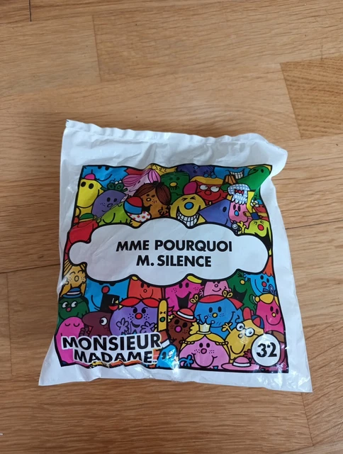 FIGURINES MONSIEUR MADAME Mme Pourquoi M.silence Sachet Scellé N°2 EUR ...