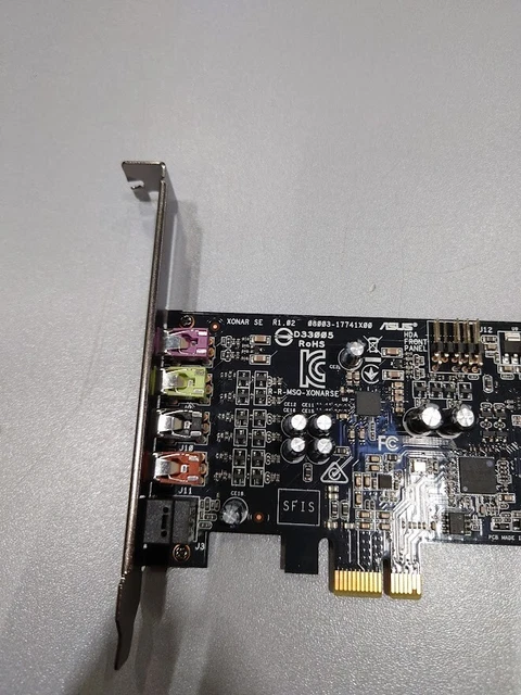 ASUS XONAR SE PCIe 5.1 Channel Sound Card, High-Definition Audio ...