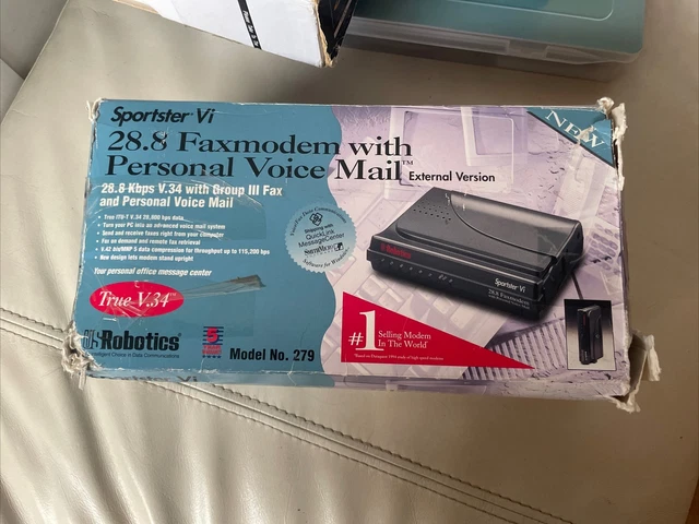 RETRO PC 486 MODEM - US Robotics Modem - 28.8KBPS - IN BOX £14.99 ...
