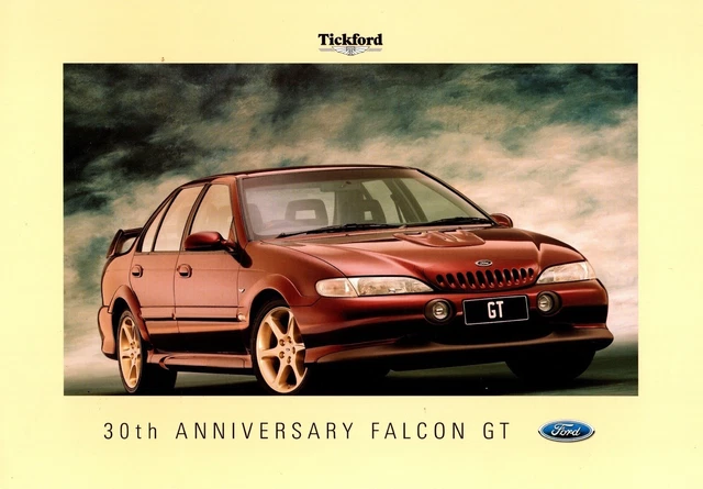 FORD FALCON EL GT Tickford 30th Anniversary Brochure 2.1997 $19.00 ...