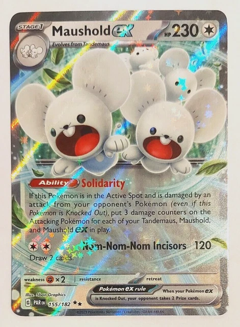 POKÉMON MAUSHOLD EX Paradox Rift 155/182 Double Rare N/M EUR 2,69 ...