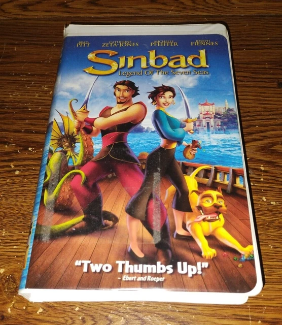 SINBAD: LEGEND OF the Seven Seas (VHS, Dreamworks Pictures) w ...