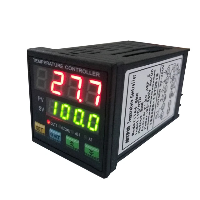 Digitaler Pid Temperaturregler Ta4 Rnr Ta Serie Temperaturmessgerät 90