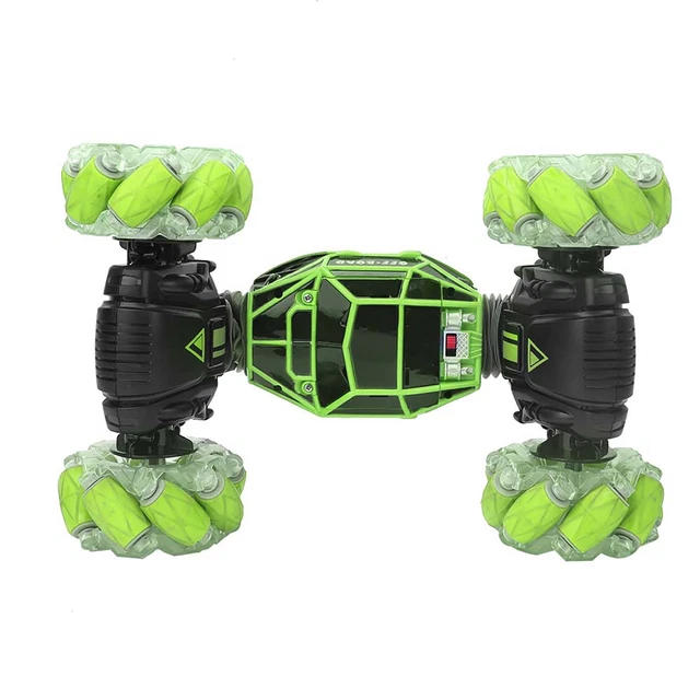 ELECTRIC REMOTE CONTROL 4-Wheel Stunt Car Toy Sensor 1:16 UD2196AGreen ...