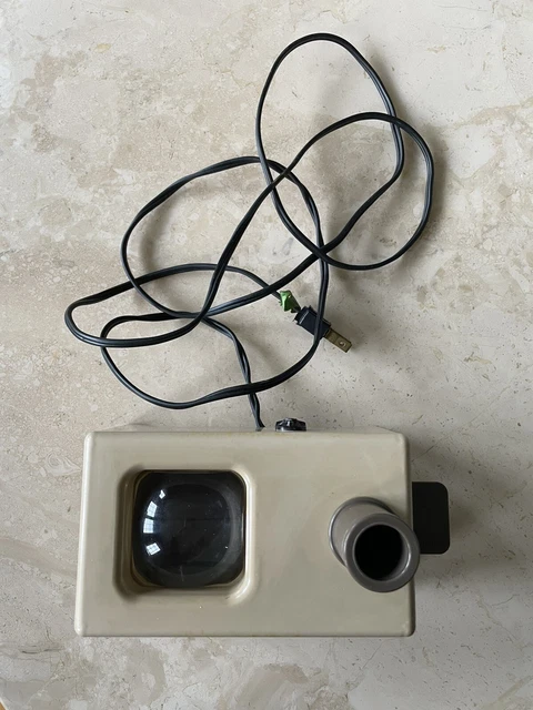 VINTAGE SCAN-O-MATIC COIN Viewer Magnifier Orig Ed 1950s Beige Electric ...