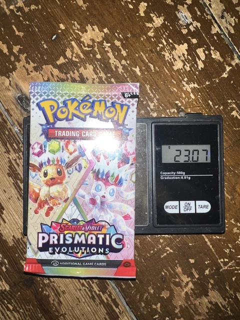 POKÉMON TCG - Prismatic Evolutions Booster Pack - Sealed - HEAVY PACK ...
