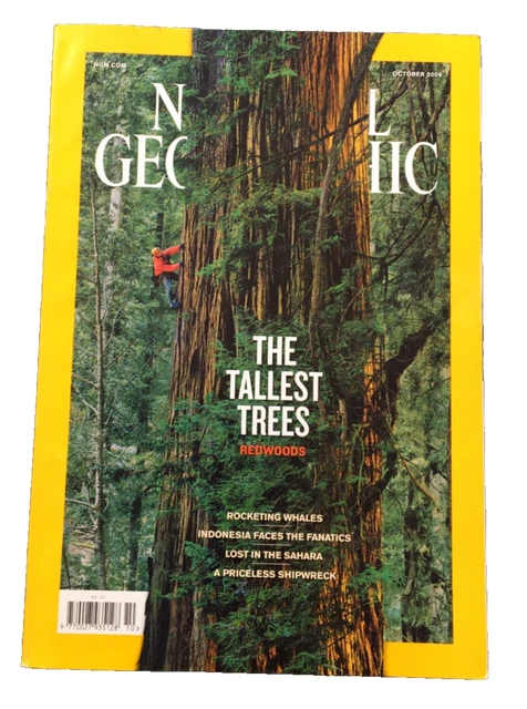 NATIONAL GEOGRAPHIC 2009 Magazine. The Tallest Trees. Attached Poster ...