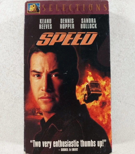 SPEED VHS MOVIE 1994 Classic Action Keanu Reeves Sandra Bullock £8.52 ...