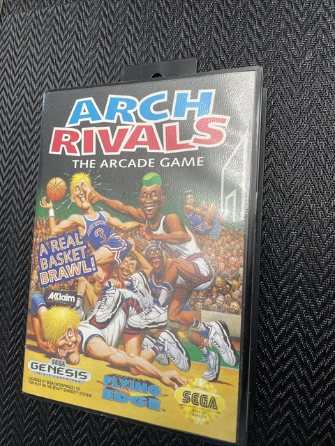 ARCH RIVALS THE Arcade Game Sega Genesis Video Game Complete With ...