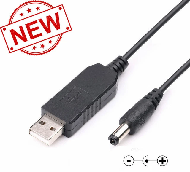 USB 5V TO DC 9V 1A Power Supply Adapter Charger Cable Pure Evoke 2-XT ...