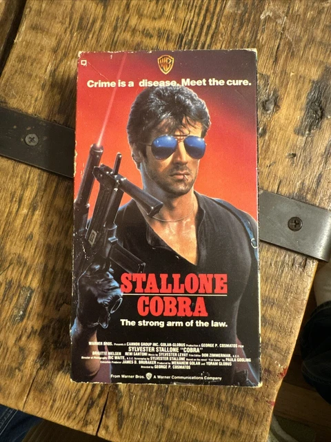 COBRA VHS 1986 Sylvester Stallone Warner Home Video sortie anticipée ...