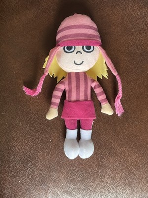 DESPICABLE ME PLUSH Edith Doll Toy Factory 14” Stuffed Blonde Hair Pink ...