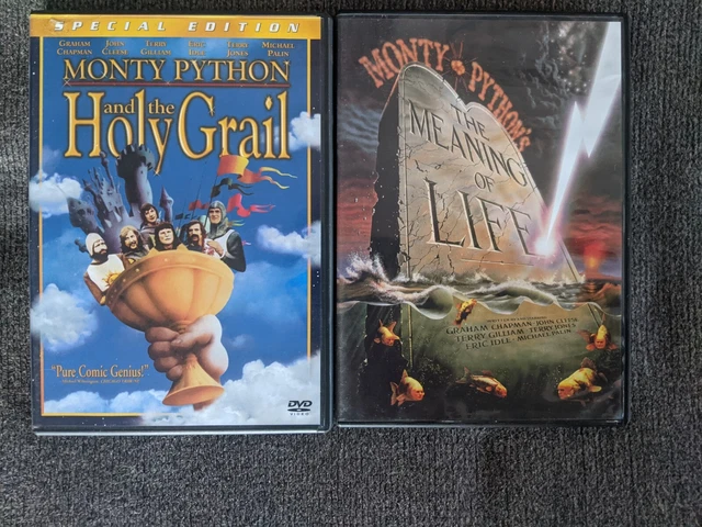 MONTY PYTHON AND the Holy Grail / Meaning of Life DVD Comedy Lot 2 ...