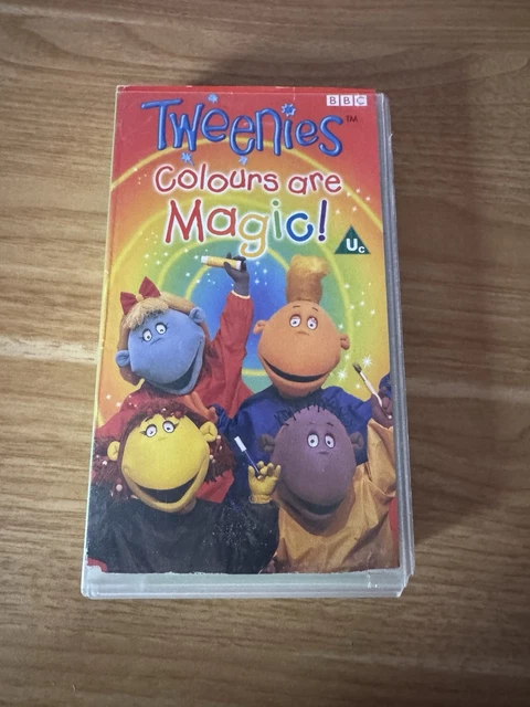TWEENIES COLOURS ARE Magic (BBC PAL VHS Cassette Tape 2001) Green £8.00 ...