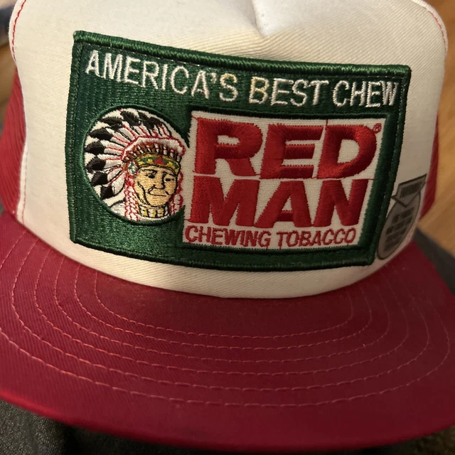 AMERICA’S BEST CHEW Red Man Chewing Tabasco Vintage Baseball Hat £13.33 ...