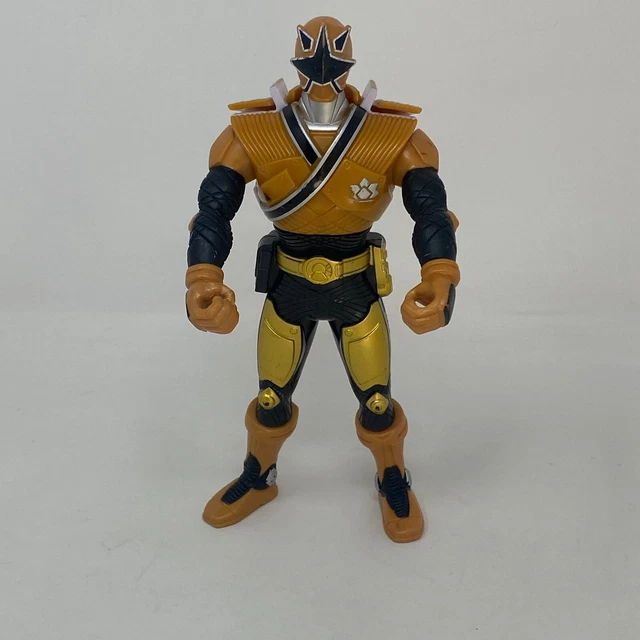 POWER RANGERS SAMURAI Armor Switch Gold Morphin Ranger Action Figure ...