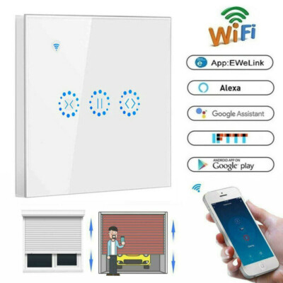 SMART ROLLER SHUTTER switch Wi-Fi curtain switch touch switch app ...