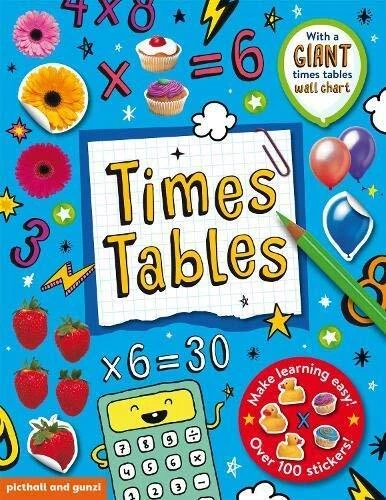 TIMES TABLES STICKER Book (Need to Know Sticker Books): includes Giant ...