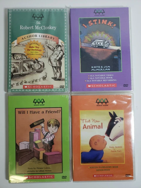 LOT OF 4 Scholastic Video Collection DVD Lot Brand New Free shipping ...