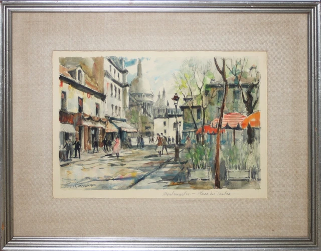 PIERRE CAMBIER - Moderniste français - Deux WC originaux signés ...