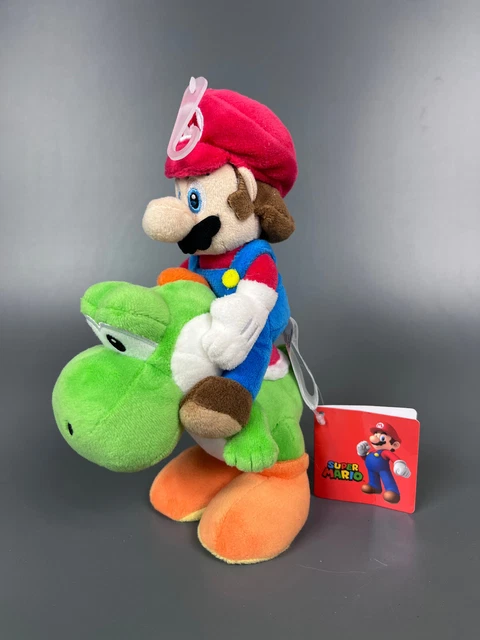 Official Mario Riding Yoshi Super Mario Bros 8 In Plush San Ei 1241 Plushie £1835 Picclick Uk