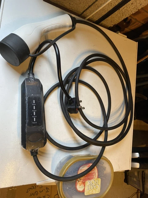 EV CHARGING CABLE UK Plug 3 Pin Type 2 Electric Vehicle Car Charger ...
