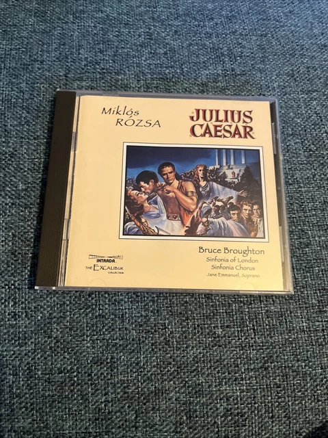 JULIUS CAESAR FILM Movie Score Music Miklos Rozsa Cd Vgc EUR 15,17 ...