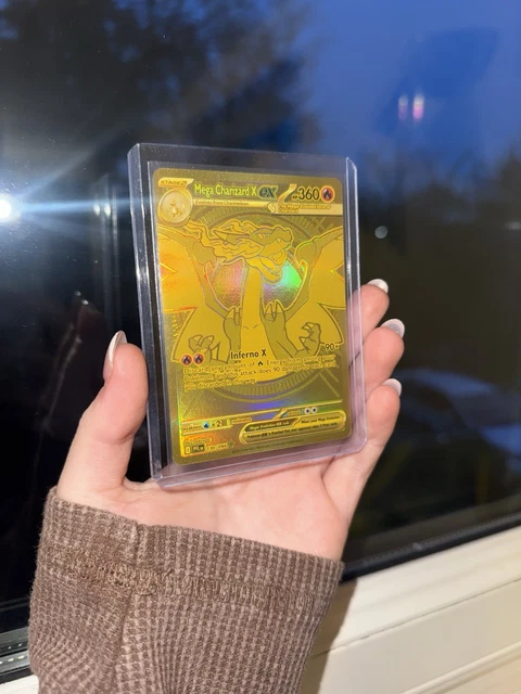 MEGA CHARIZARD X Ex 130/094 Phantasmal Flames Pokemon*MINT * Perfect 10 ...
