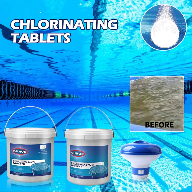 TABLETTES DE CHLORATION Pour Piscine Effervescentes Nettoyage Comprimé ...