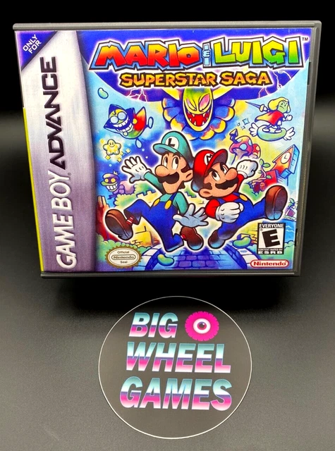 MARIO & LUIGI: Superstar Saga - Game Boy Advance / GBA Custom Case ...